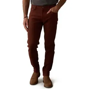THE NORMAL BRAND Comfort Terry Tailored Fit Pants - Spiced Brandy