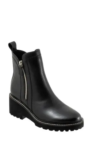 Eos Parson Lug Sole Bootie - Black