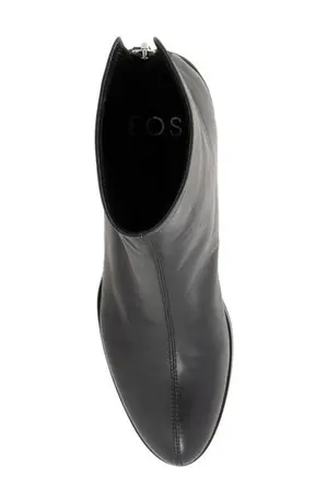 Eos Cast Leather Bootie - Black