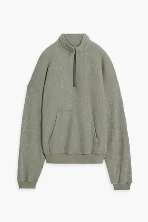 John Elliott Woolblend Halfzip Sweatshirt