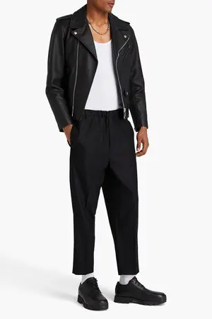 John Elliott Tapered Wool-blend Twill Trousers
