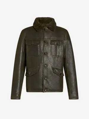 Etro Sheepskin Jacket - Brown
