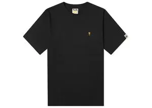 A BATHING APE Baby Milo One Point Tee Shirt - Black