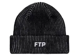 FTP 2tone Logo Beanie - Black