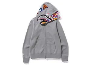 A Bathing Ape Us Limited Collection Shark Full Zip Double Hoodie