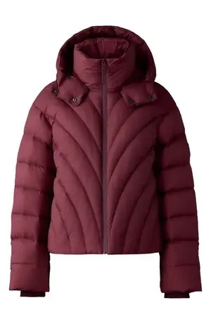 Mackage Hope Down Puffer Jacket - Garnet