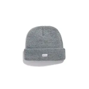 Kith Classic Beanie - Light Heather Grey