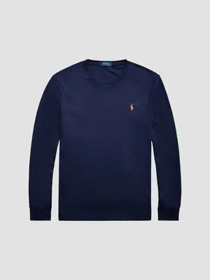 Polo Ralph Lauren Pima Cotton Long-sleeve Shirt - Refined Navy