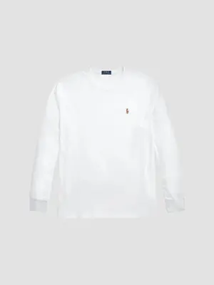 Polo Ralph Lauren Pima Cotton Long-sleeve Shirt - White