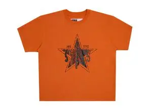 SP5DER Big Star Tee Shirt - Red/orange