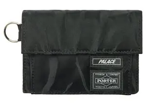 PALACE X Porter Wallet - Black/jacquard