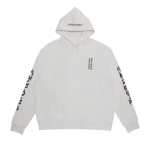 Chrome Hearts Plus Cross Horseshoe Pullover Hoodie - White