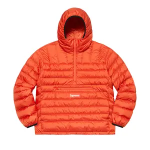 Supreme Micro Down Half Zip Hooded Pullover 'dark - Orange