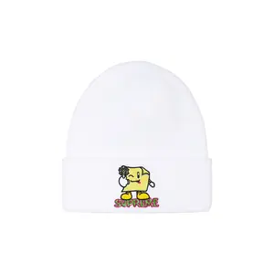 Supreme Sticky Note Beanie - White