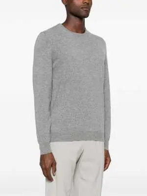 Fedeli Mélange-effect Sweater - Grey