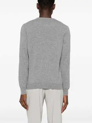 Fedeli Mélange-effect Sweater - Grey