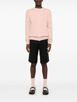 Play Comme Des Garcon Red Heart Cardigan - Pink