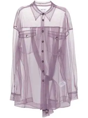 ACT Nº1 Sheer Button-down Shirt