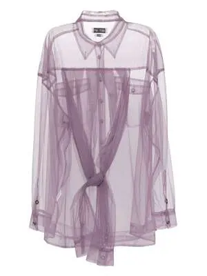 ACT Nº1 Sheer Button-down Shirt