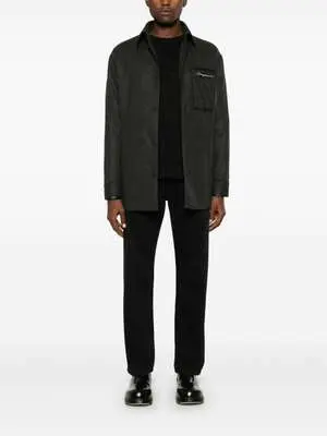 Fendi Felted Shirt Jacket - Grey