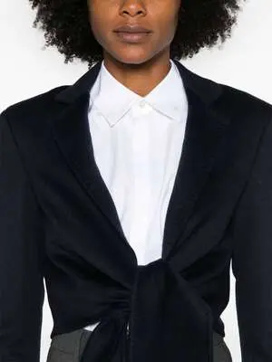 Max Mara Sash-detail Cropped Jacket