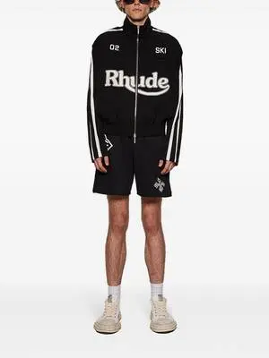 Rhude Cross-logo Twill Shorts