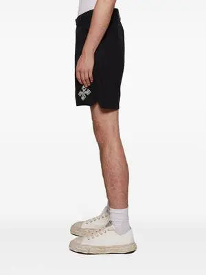 Rhude Cross-logo Twill Shorts