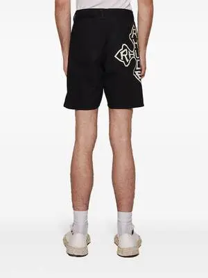 Rhude Cross-logo Twill Shorts