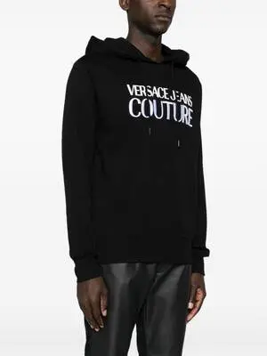 Versace Logo-embroidered Hoodie