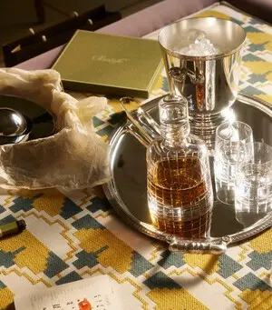Christofle Crystal Old Fashioned Tumblers - Silver