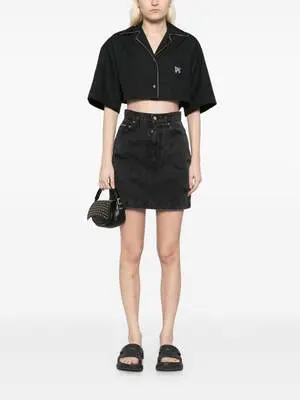 Palm Angels Cropped Shirt