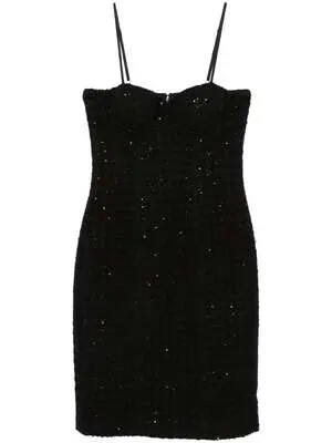 ROTATE BY BIRGER CHRISTENSEN Sequin-embellished Bouclé Midi Dress