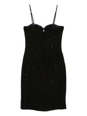 ROTATE BY BIRGER CHRISTENSEN Sequin-embellished Bouclé Midi Dress