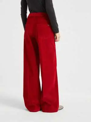 Brunello Cucinelli Corduroy Wide-leg Trousers
