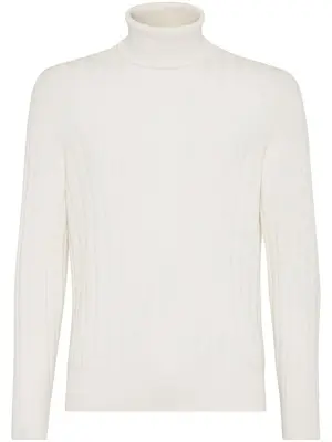 Brunello Cucinelli Cashmere Jumper - White