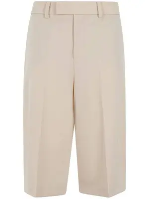 Federica Tosi Pressed-crease Shorts - Neutrals