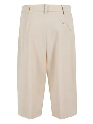 Federica Tosi Pressed-crease Shorts - Neutrals