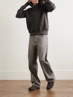 LES TIEN Cotton-jersey Raglan Hoodie