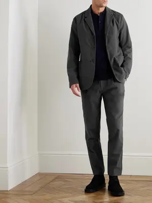 Mr P. Organic Cotton-blend Moleskin Suit Jacket