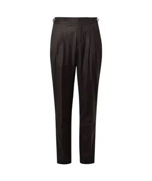 Mr P. Steve Tapered Pleated Wool-twill Suit Trousers