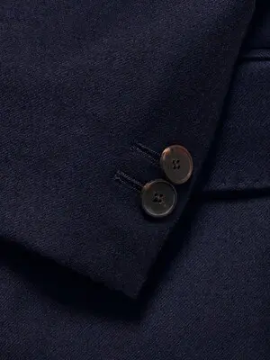Mr P. Slim-fit Wool-flannel Suit Jacket