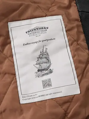 FRIZMWORKS Distressed Leather Jacket