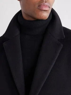 Mr P. Clyde Cashmere Rollneck Sweater - Black