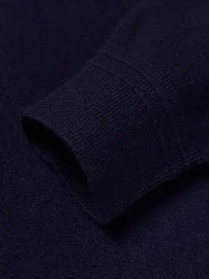 Mr P. Clyde Cashmere Rollneck Sweater - Blue