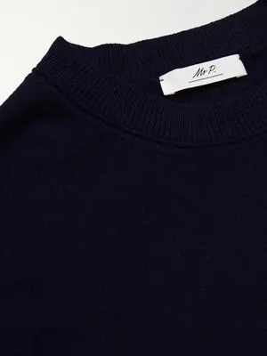 Mr P. Curtis Cashmere Sweater - Blue