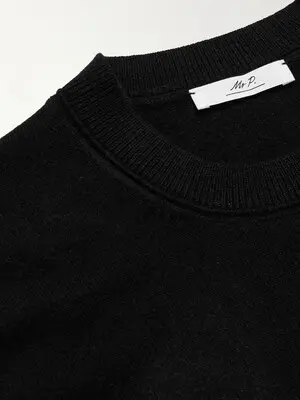 Mr P. Curtis Cashmere Sweater - Black