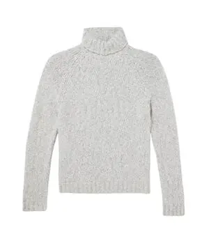 Mr P. Alpaca-blend Bouclé Rollneck Sweater