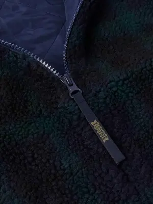 BARACUTA Miller Checked Fleece Gilet