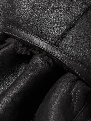 Mr P. Shearling Scarf - Brown