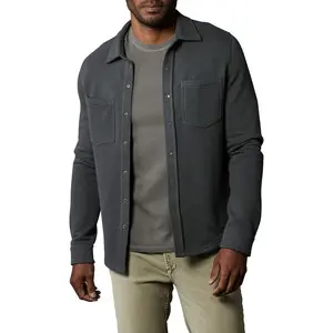 THE NORMAL BRAND Looped Terry Button-up Shirt